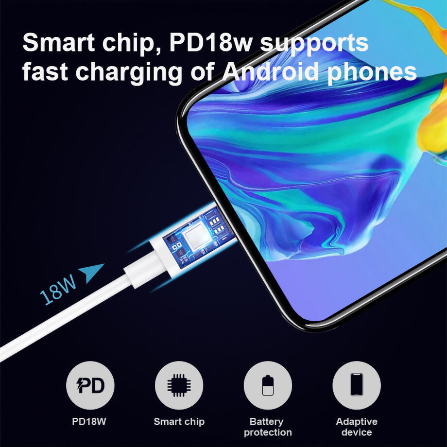Buy Wholesale China Pd 18w Fast Charger Type C To C 3a Usb Data Cable ...