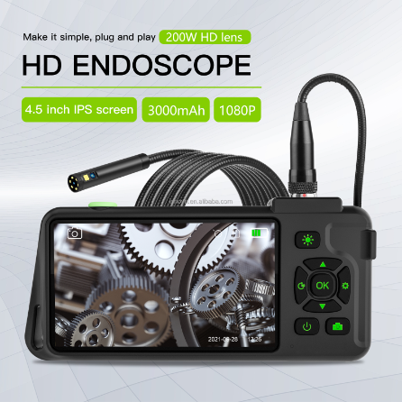 New T22 Dual Lens Endoscope 1080p 4.5inch Hd Ips Screen Industrial ...