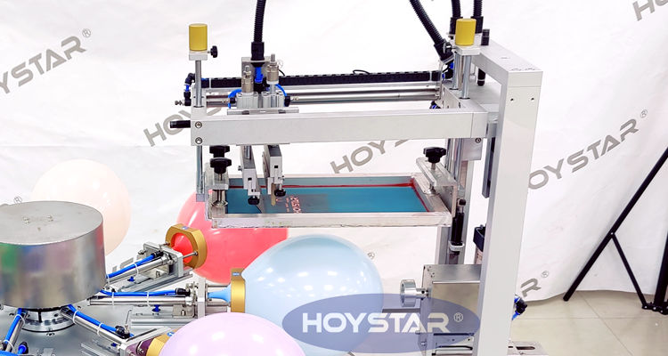 1 Color Screen Printer 4 Sides Latex Balloon Printing Machine For Sale ...