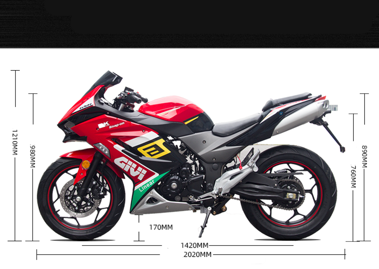 Buy Wholesale China Adult Sports Motorcycle Street Bike 400cc Single ...