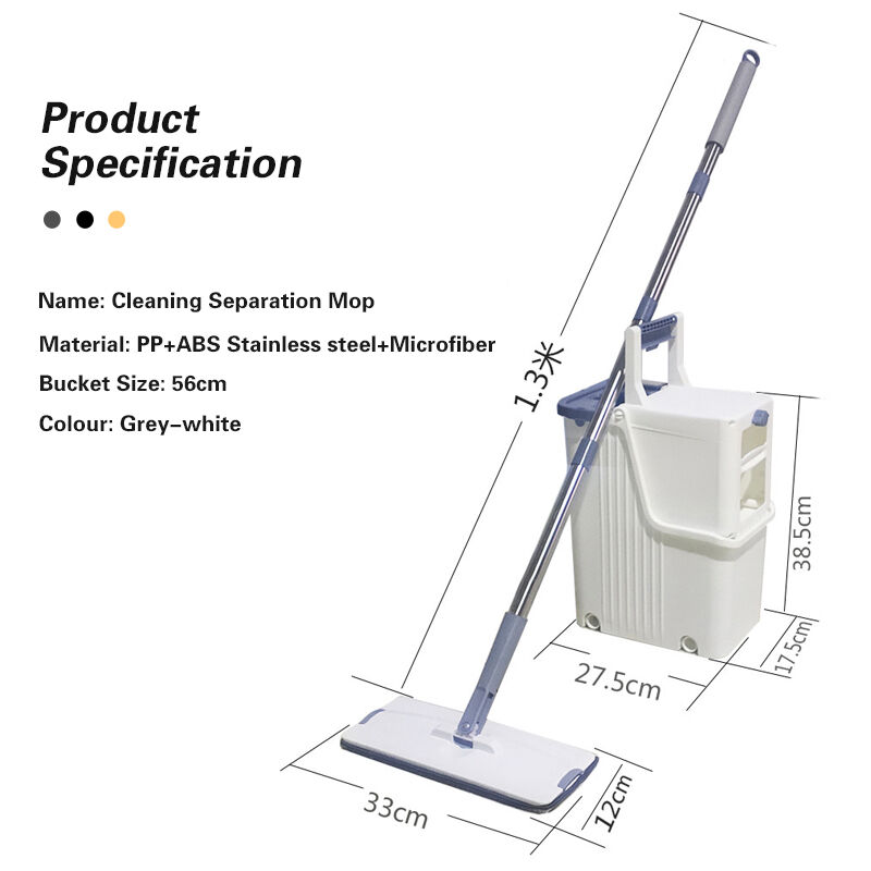 Best-selling Rotating Magic Flat Mop With A Mop Bucket That Can ...