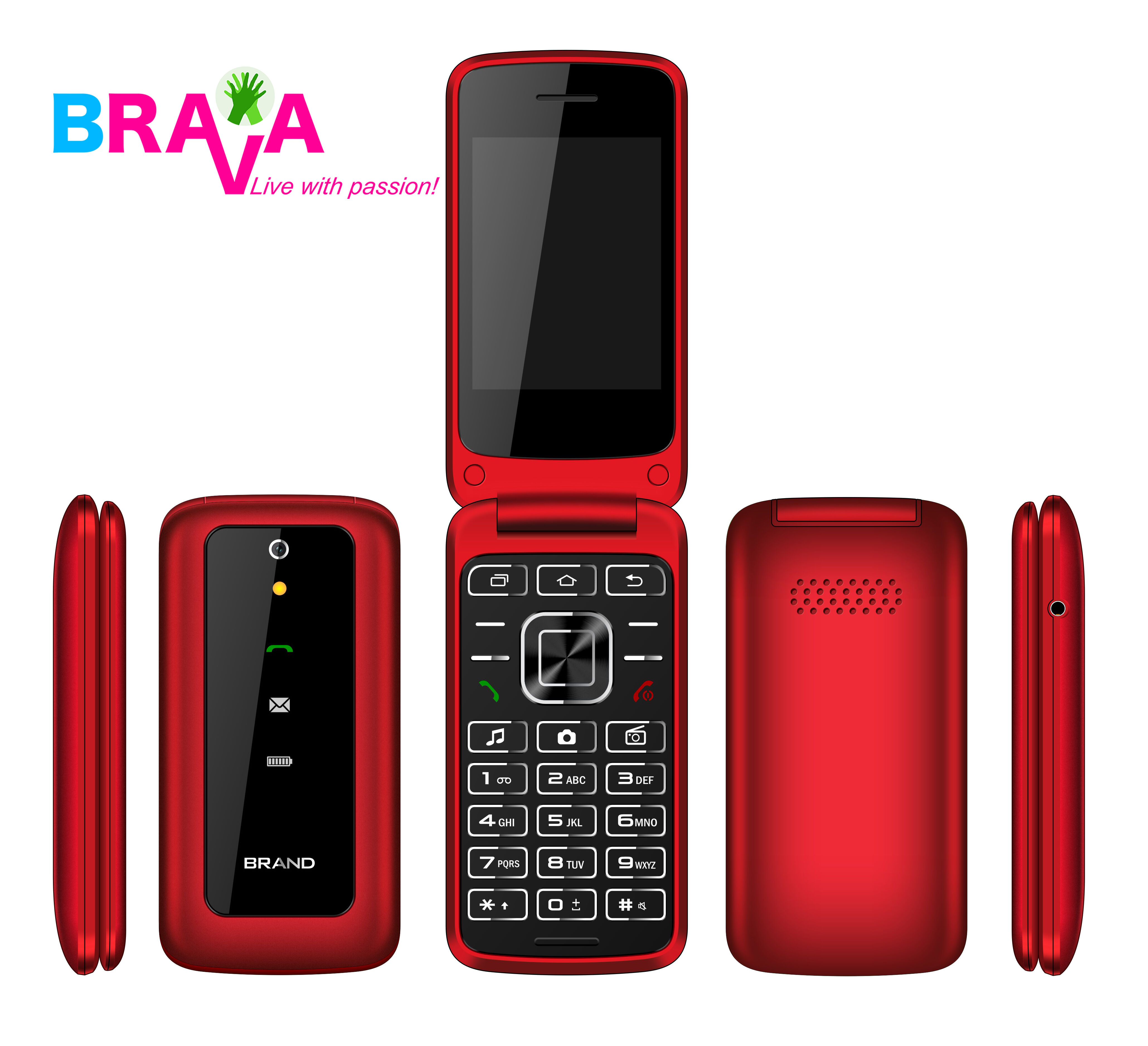 Buy Wholesale China Flip Phone With Big 2.8 Display And 3 Notification ...