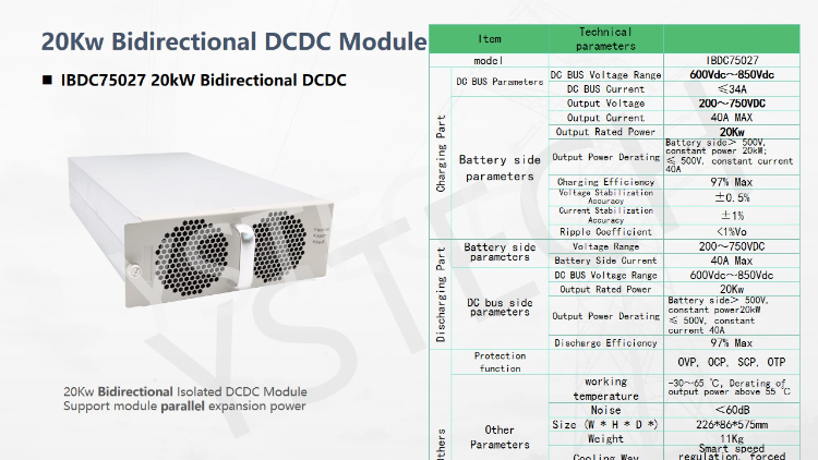 Dcdc Bidirectional Converter 20kw 5kw 10kw 15kw 30kw 48v 400v 850v Dc ...
