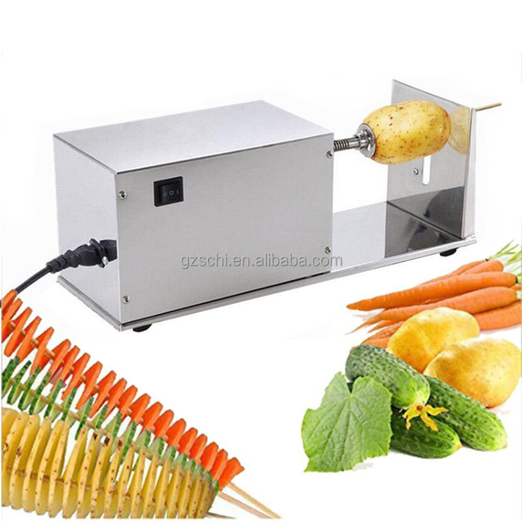 Electric Potato Tower Crane Potato Slicer Peeler Stainless Steel ...