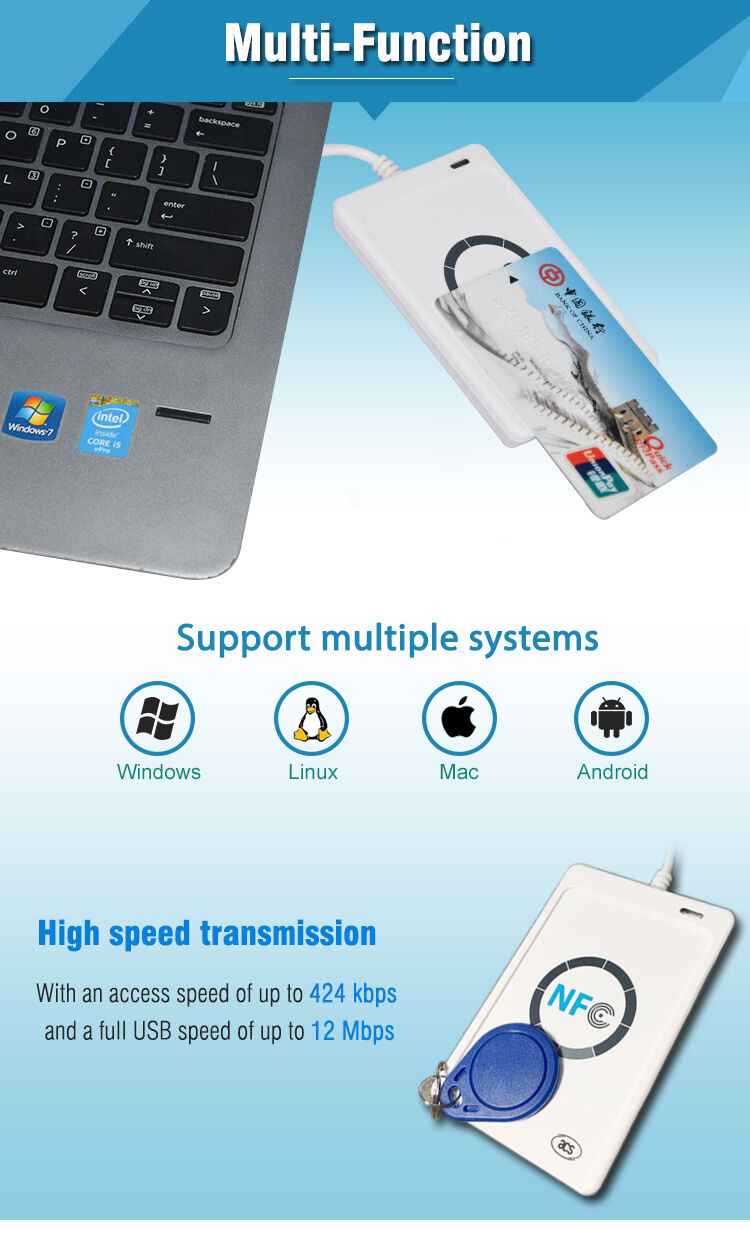 Usb Interface Acr122u-a9 Nfc Reader Writer Supports Iso18092 And ...