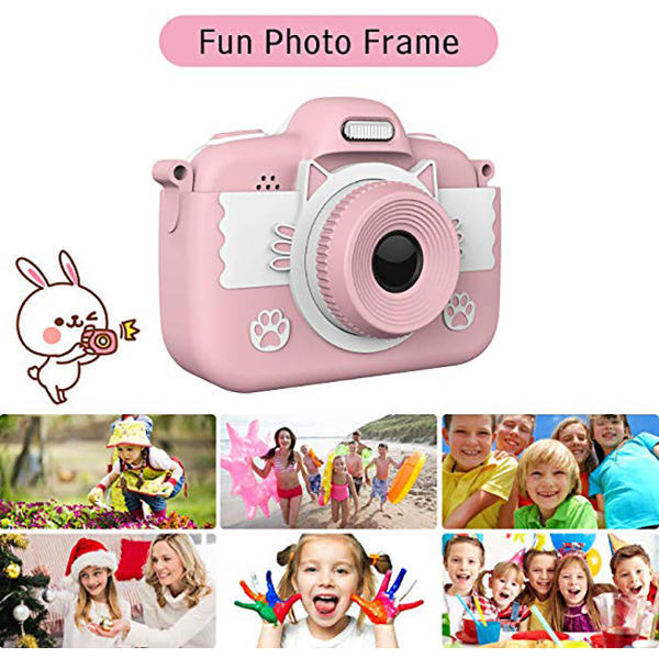 New 2.4 Inch Ips Screen Cute Little Pig Children's Digital Camera ...