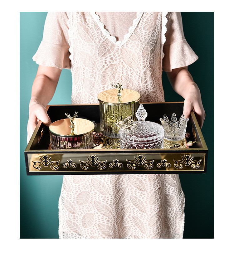 Christmas Luxury Glass Container For Empty Candle Jars Glass Candy ...