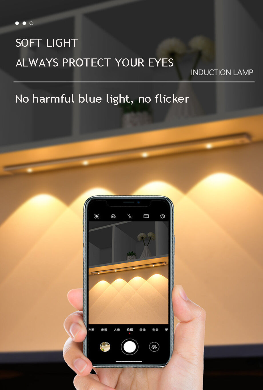 Intelligent Led Human Body Sensing Light Ultra-thin Rechargeable Self ...