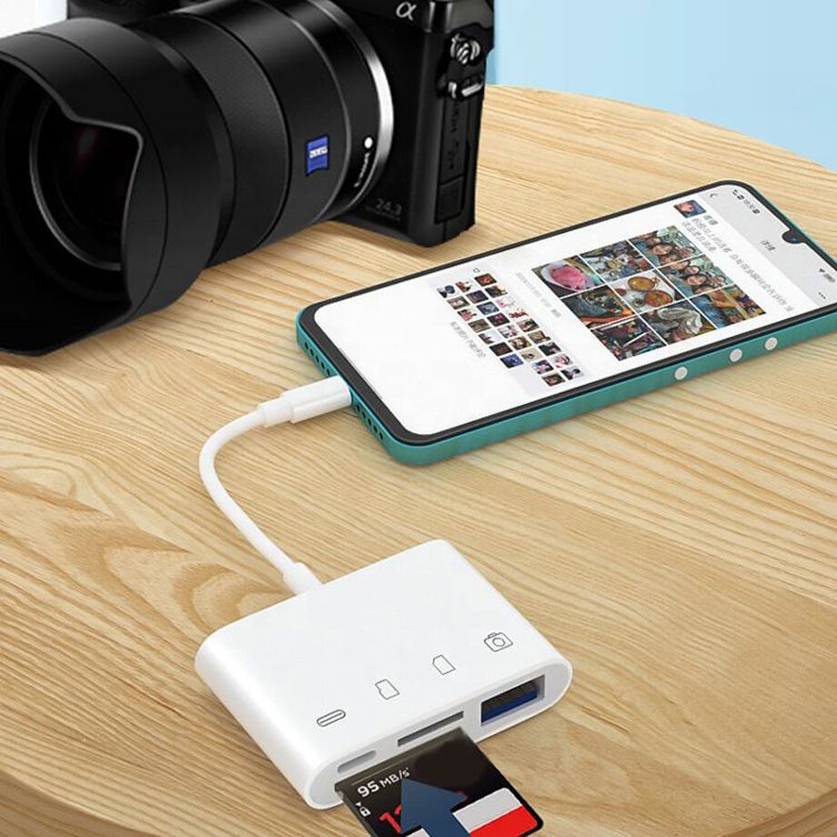 Multifunction 3-in-1 Card Reader Type-c Hub Universal Otg Adapter For ...