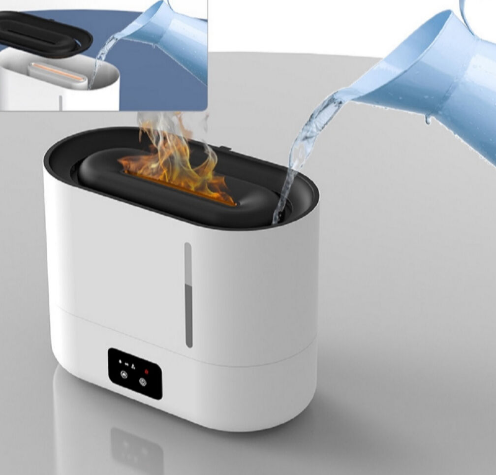 Buy Wholesale China New 3l Flame Humidifier Home Desktop Ultrasonic ...
