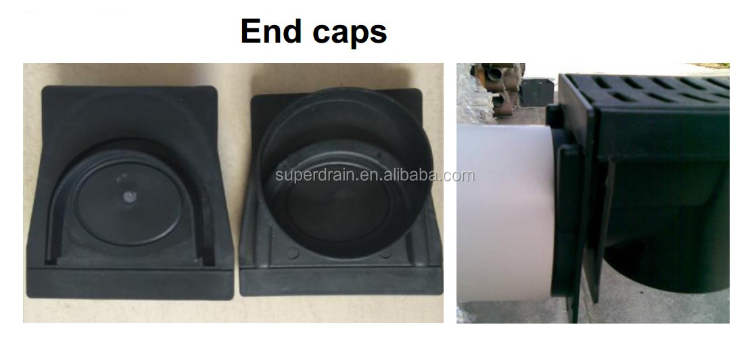 Plastic Channel Drain Linear Drainage Trench Drain With Pp Floor ...