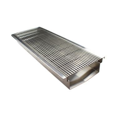 Plastic Channel Drain Linear Drainage Trench Drain With Pp Floor ...