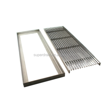 Plastic Channel Drain Linear Drainage Trench Drain With Pp Floor ...