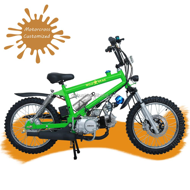 New Gas Motorized Beach Cruiser Retro Vintage Bike Off Road Motor Cross ...