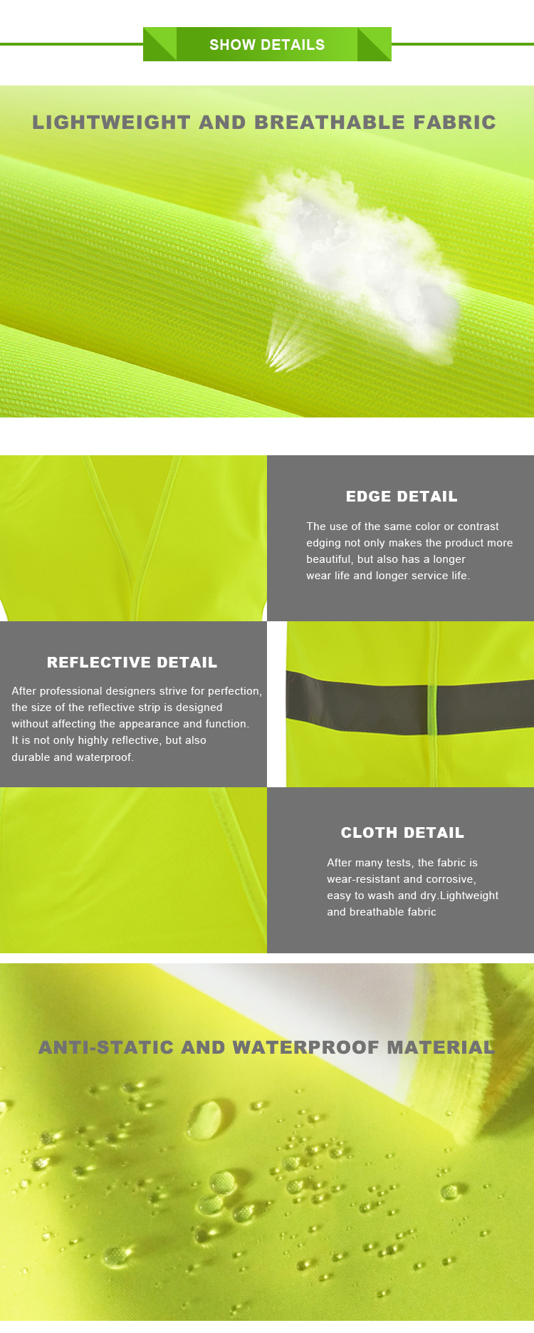 Wholesale New Design High Visibility Safety Clothing Reflective Vest ...