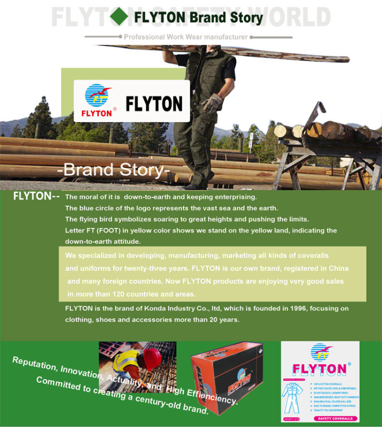 Buy China Wholesale Flyton Safety Protective Mens Construction Workwear ...