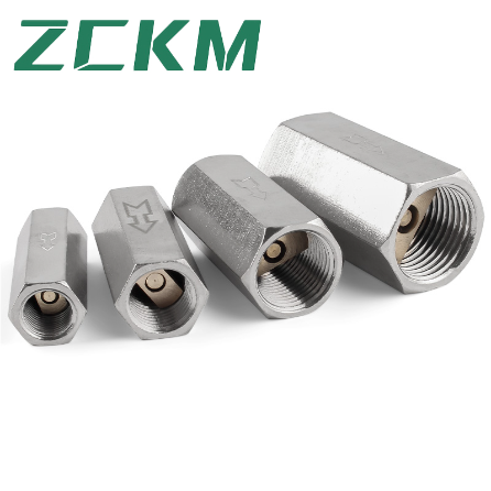 Tinned Brass 1/8 Inch Thread Cv Series One-way Check Valve Pneumatic ...