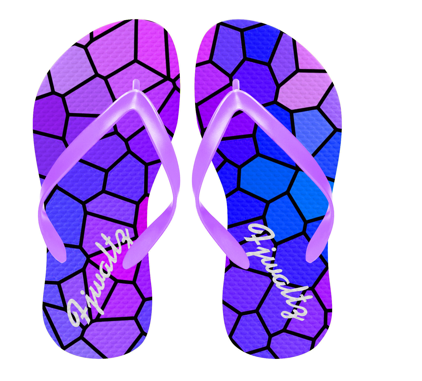 Children Flip Flops, Colorful Pvc Upper With Customized Printing Insole ...