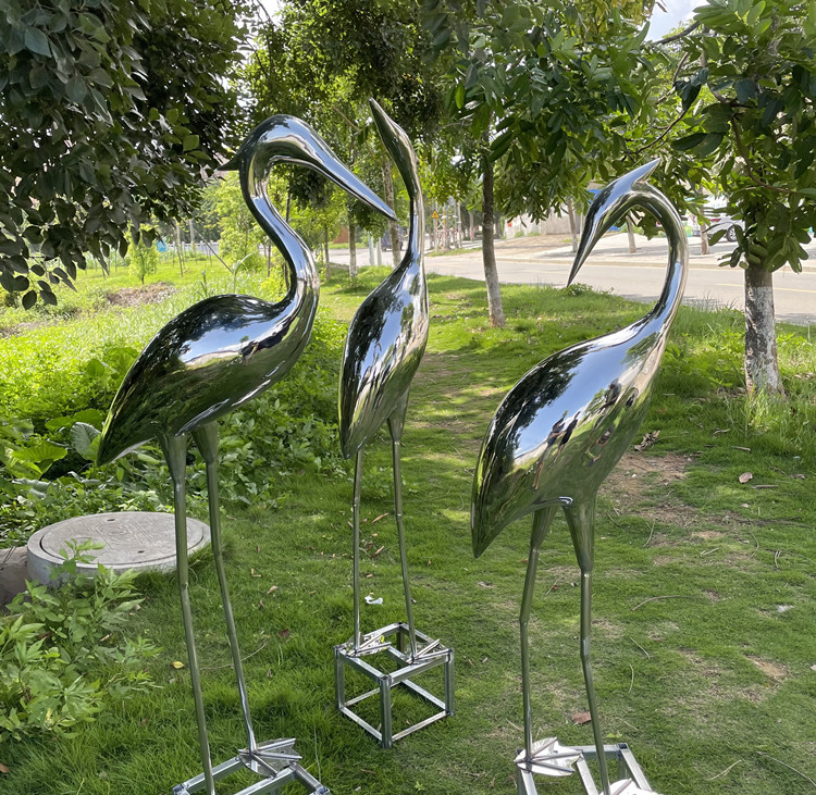 Exquisite Stainless Steel Metal Craft Mirror Polished Garden Outdoor ...