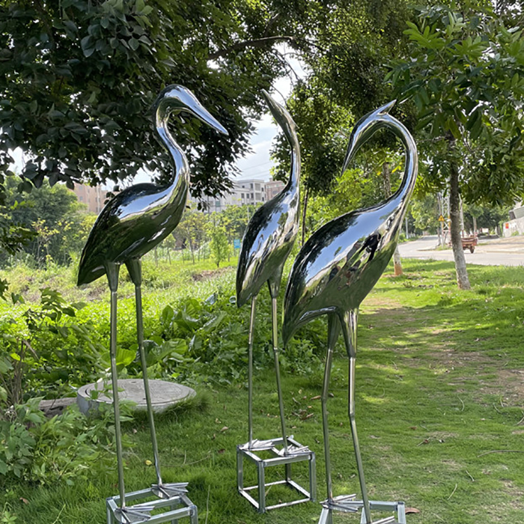 Exquisite Stainless Steel Metal Craft Mirror Polished Garden Outdoor ...