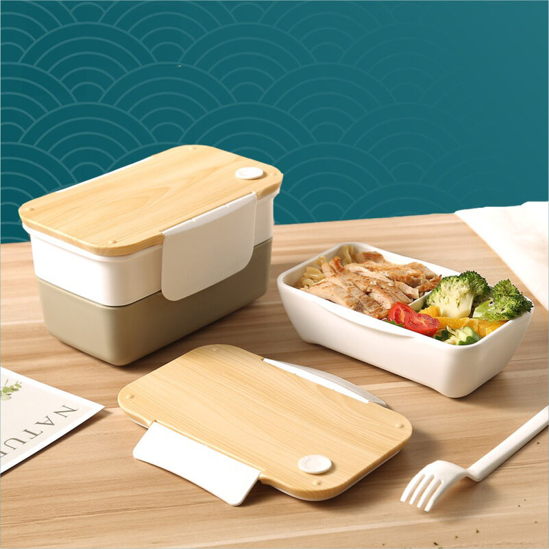 Bulk Buy China Wholesale Wholesale Plastic Lunch Boxes Wood Grain Lunch ...