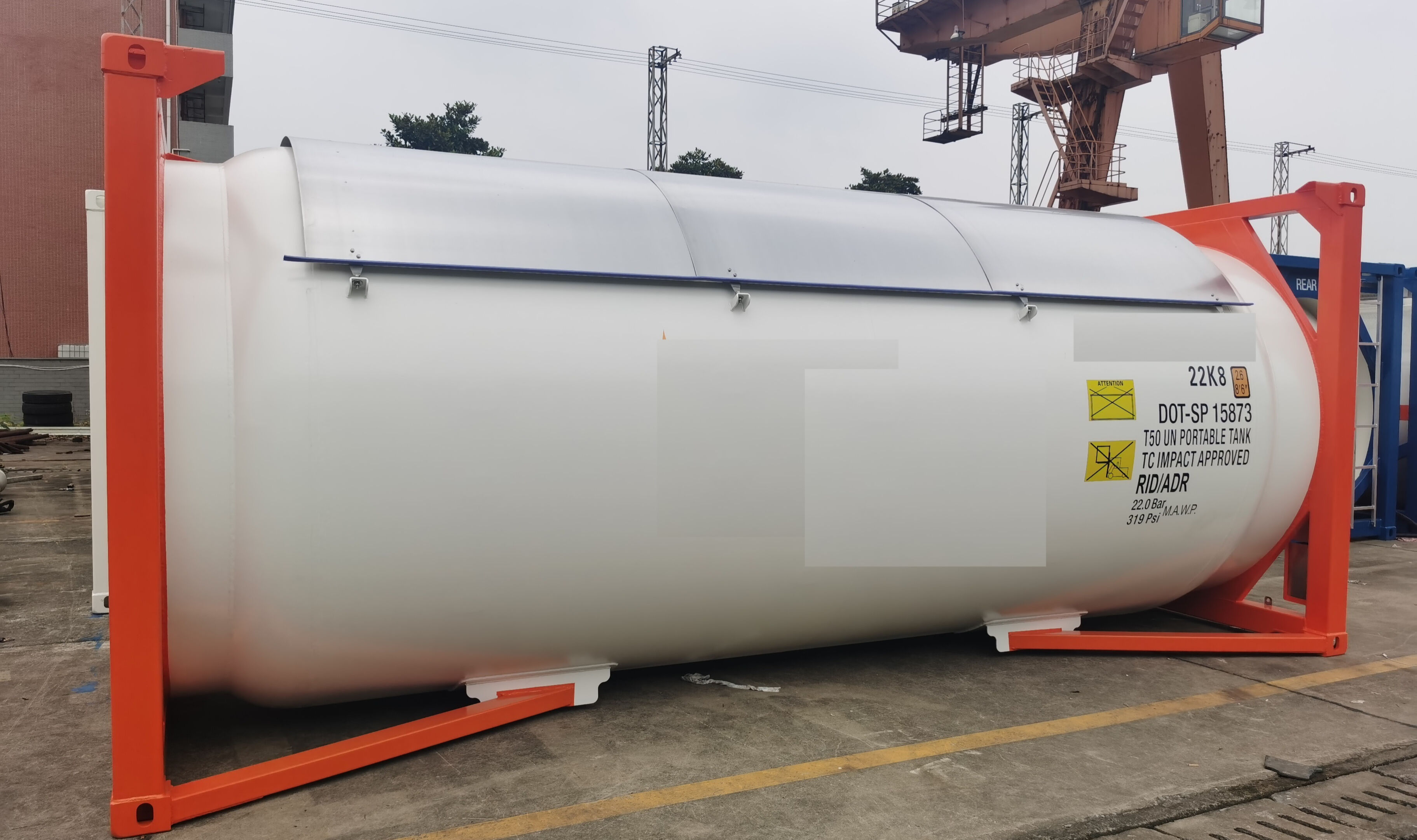 Buy Wholesale China 20ft/40ft T50 Lpg Iso Tank Storage Container & Iso ...