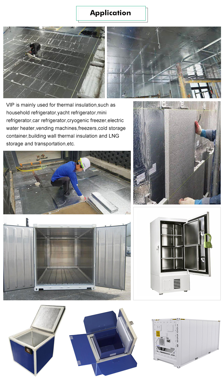 Factory Price Vacuum Insulation Panel Vip Heat Insulation For ...