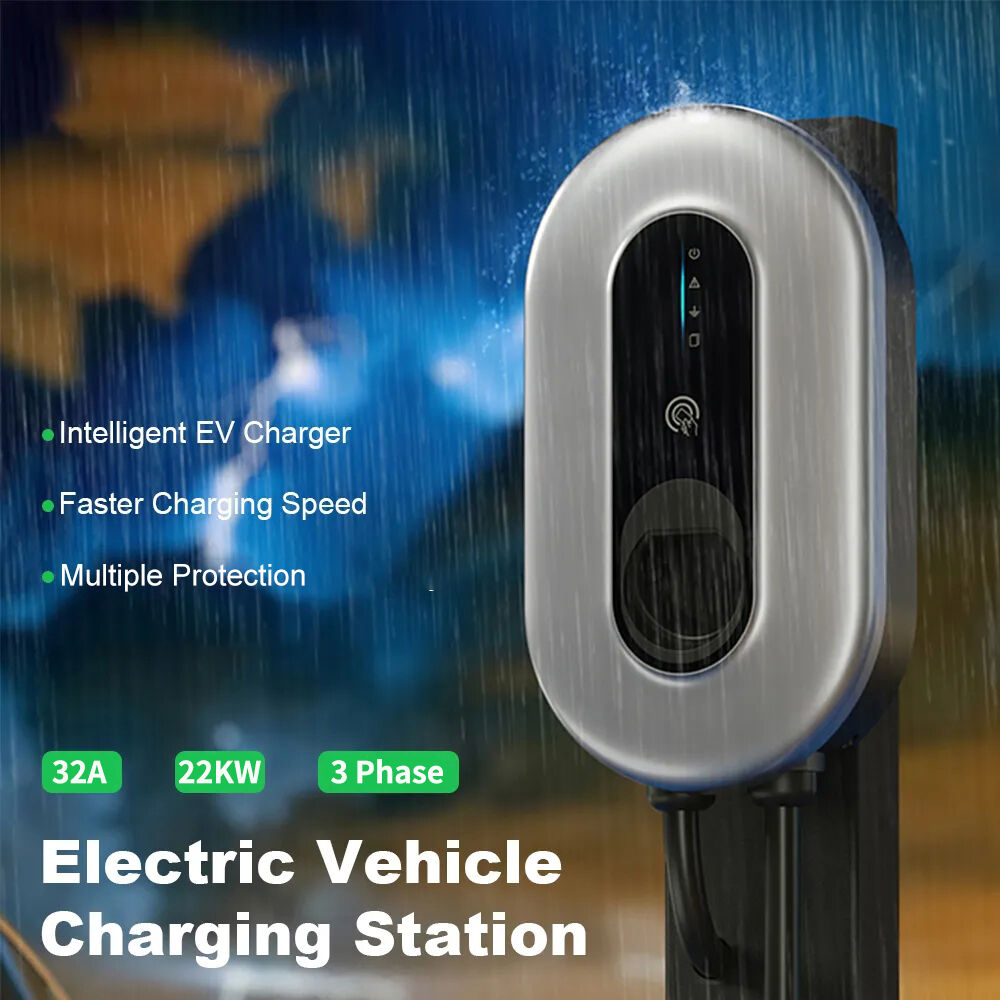 Buy Wholesale China Ac 400v 32a Ev Fast Wall-mounted Charging Stations 22kw Ev Electric Car ...