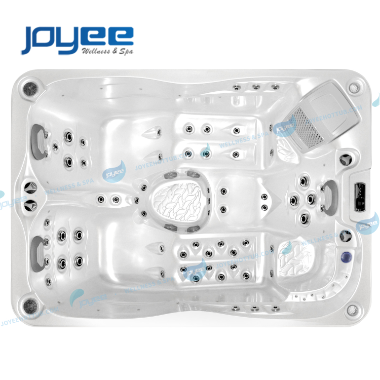Joyee Small Spas 3 Person Hot Spa Tubs Freestanding Whirlpools Gecko ...