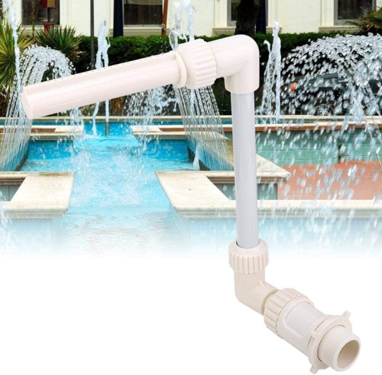 Plastic Mini Garden Waterfall Fountain Underwater Lights Pool ...