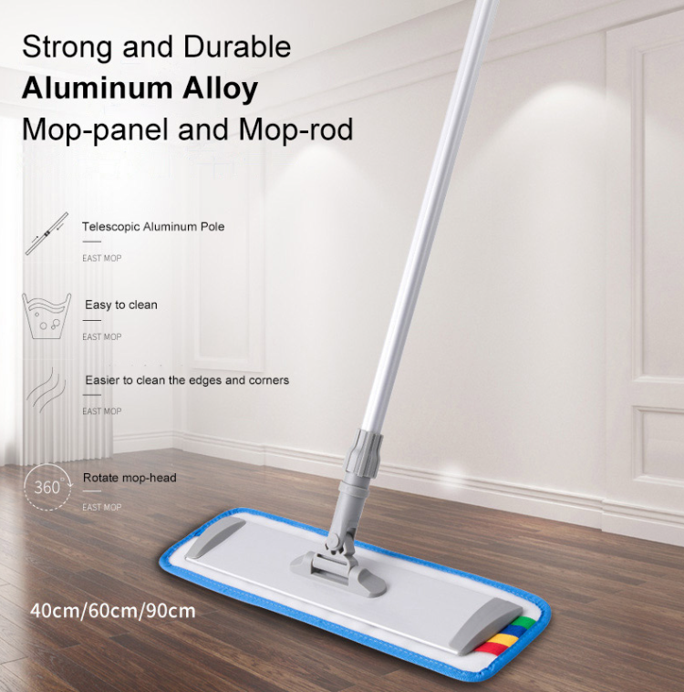 Professional Commercial Wet And Dust Microfiber Mop Floor Cleaning ...