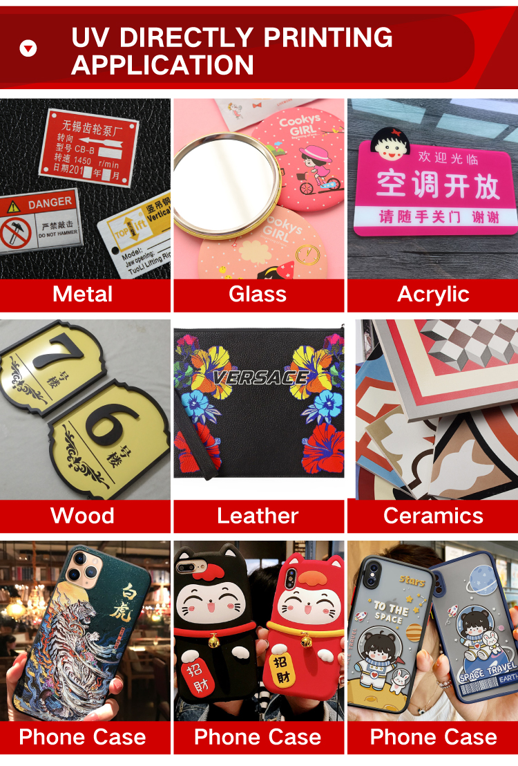 Locor Official Factory A3 Uv Led Flatbed Printer Plotter Uv Flatbed ...