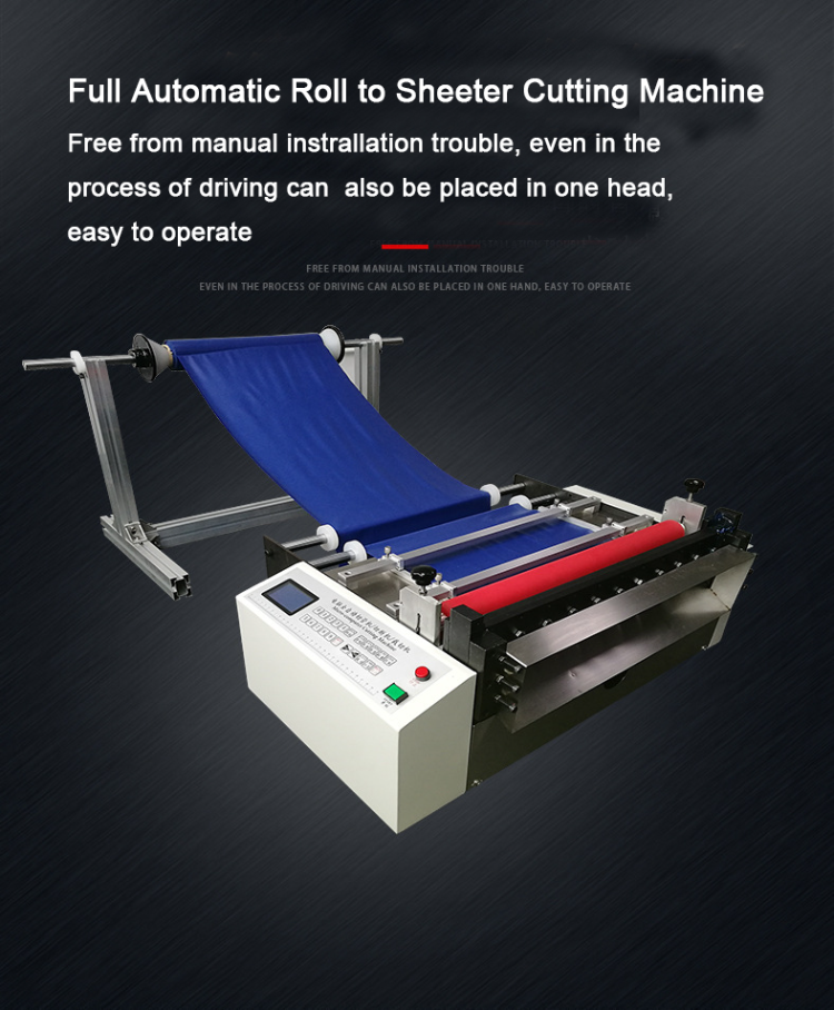Microcomputer Automatic Pvc Paper Roll Sheet Paper Cutter Machine ...