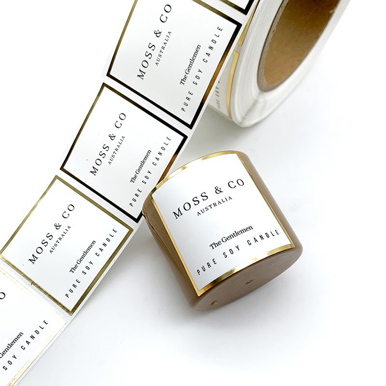 Custom Luxury Waterproof Printing Vinyl Labels Roll Logo Personal Care ...