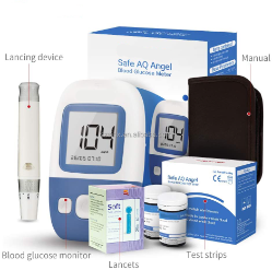 One Step Blood Glucose Test Strips Accurate Blood Glucometer Monitor ...