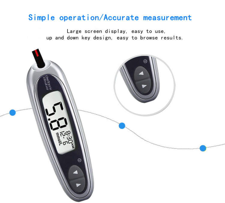 Ma-67 One Touch Ultra Easy Glucometer With Test Strip,5s Poct Home And ...