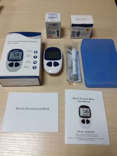 Buy Wholesale China Blood Glucometer Set Blood Glucose Monitor 50pcs ...