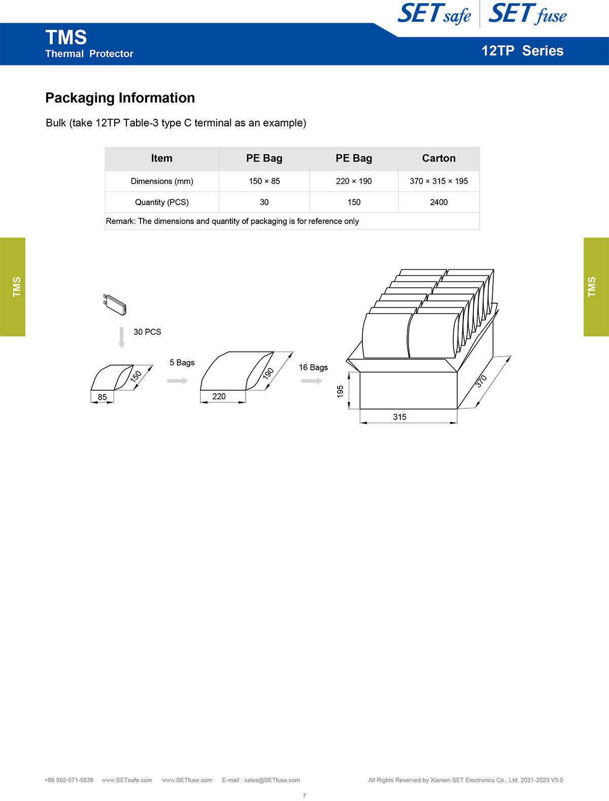 Buy Wholesale China 12tp Series Resettable Thermal Protector, Motor ...