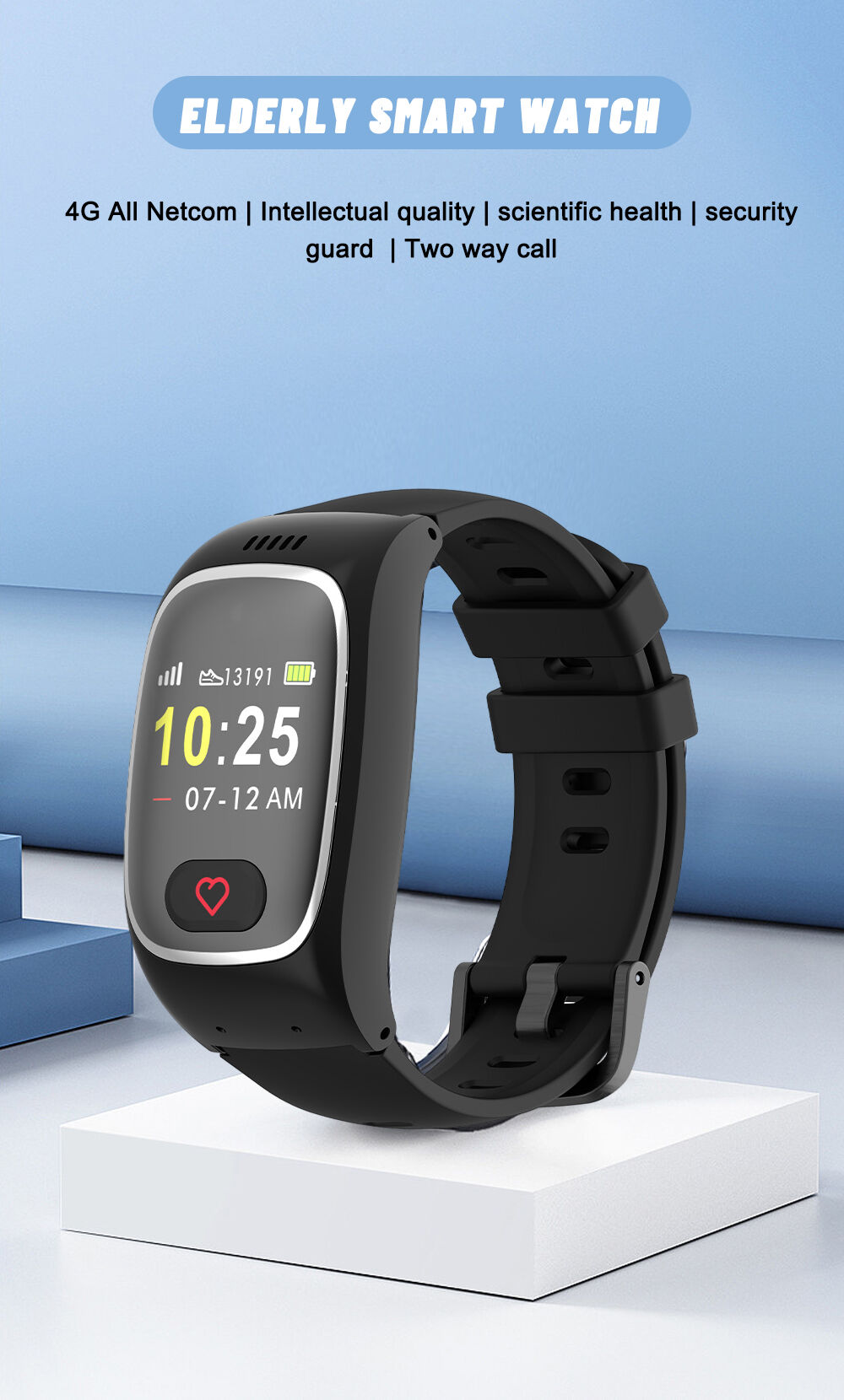 Buy Wholesale China Vl16 Elderly 4g Fall Detection Smartwatch Health ...