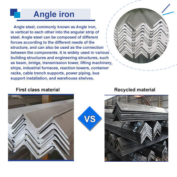 Buy Wholesale China Galvanized Iron L Shape Hot Rolled Steel Angle Bar ...