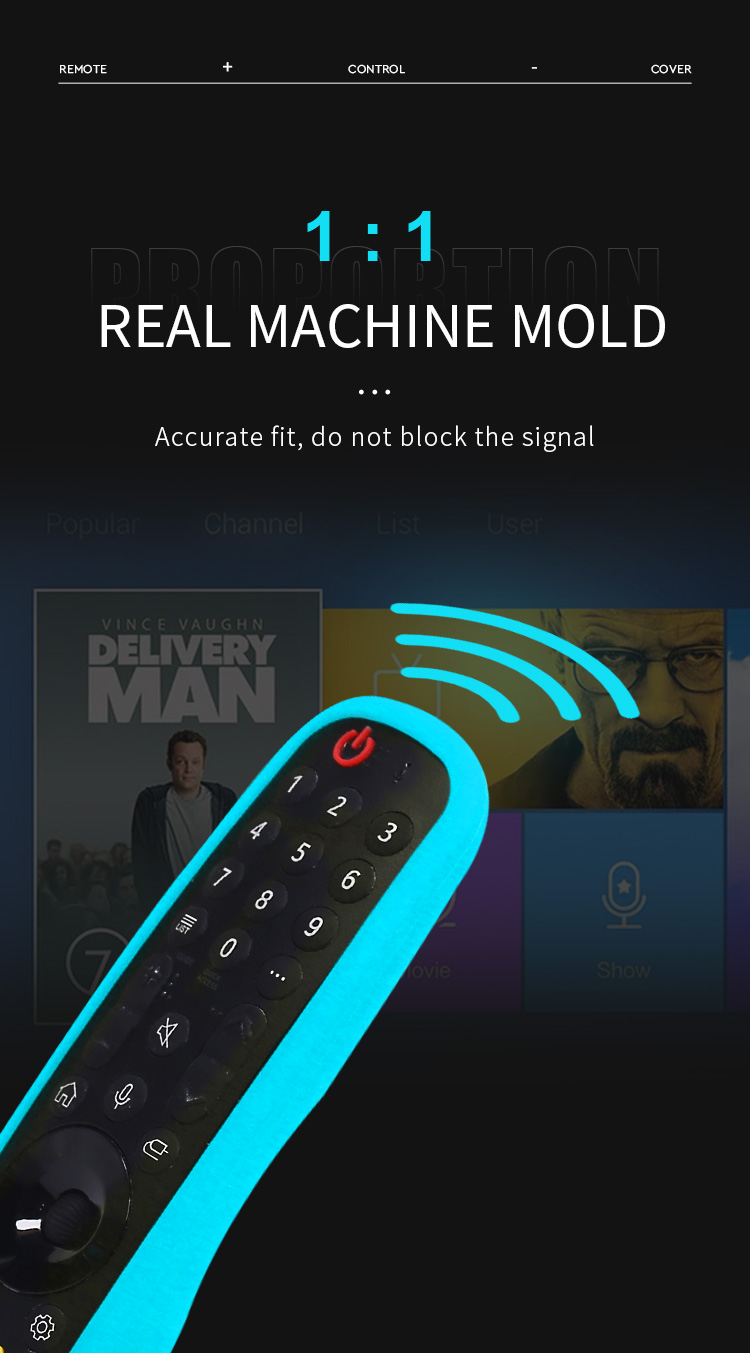 Customized Wholesale Tv Remote Control Case Silicone Tv Protective ...