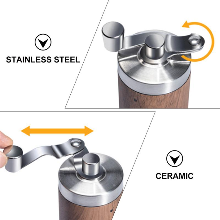 Buy Wholesale China Wood Grain Manual Coffee Grinder Household Hand ...