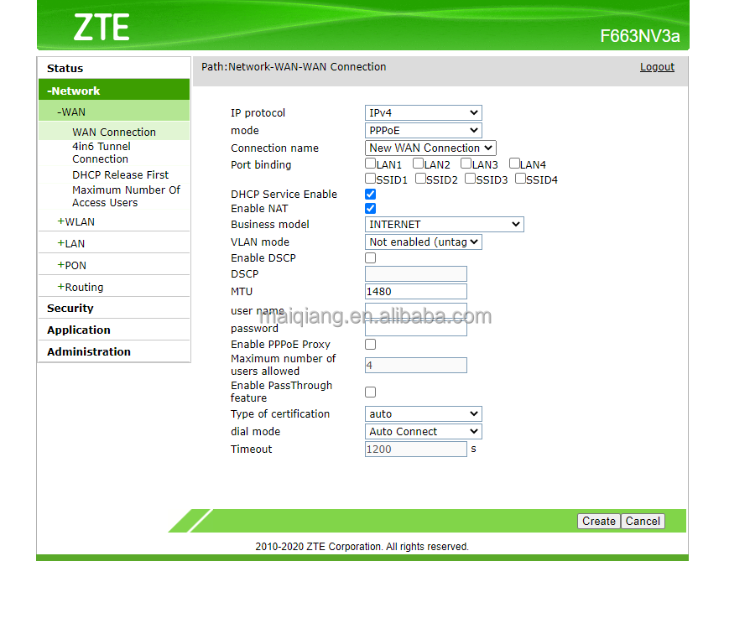 Ont Modem F663nv9 2ge +2fe China Mobil Xpon Zte Ont Optical Network ...