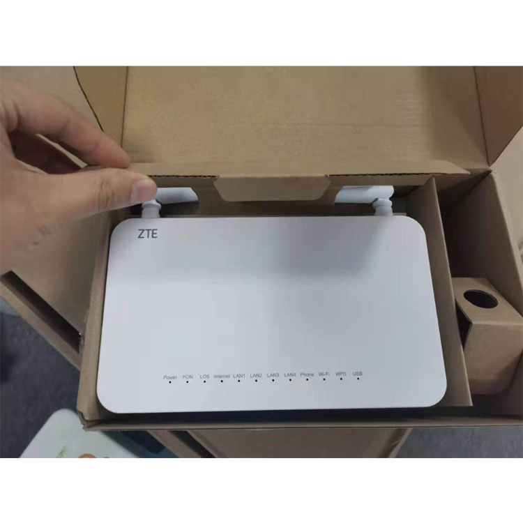 Brand Zte Gpon Ont F670l 4ge+1tel+ 1usb Dual Band Onu 2.4g/5g Wifi ...