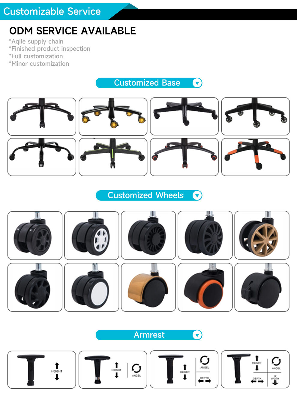 Buy China Wholesale High Quality Custom Anji Anime Leather Ergonomic ...