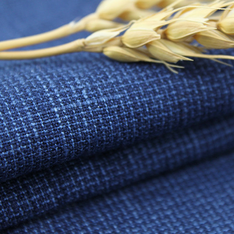 One-stop Service Pure Linen Spun Yarn Dyed Natural Fibre Fabric For ...