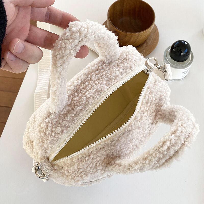 Fashion Lady's Handbags Tote Carry Sling Plush Bags Customized Cute ...