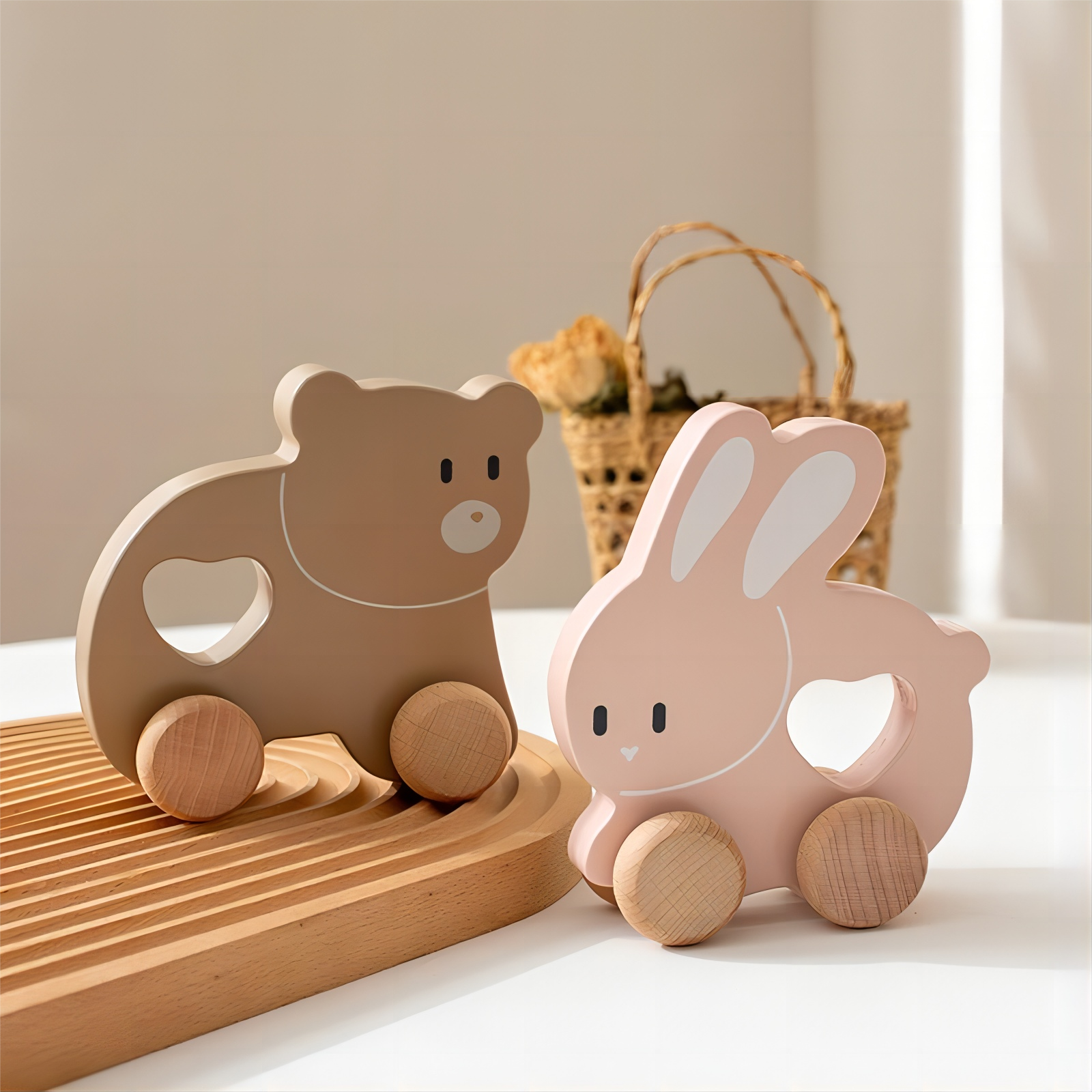 Buy Wholesale China Wooden Push And Pull Toy Rabbit Baby Pull Toys ...