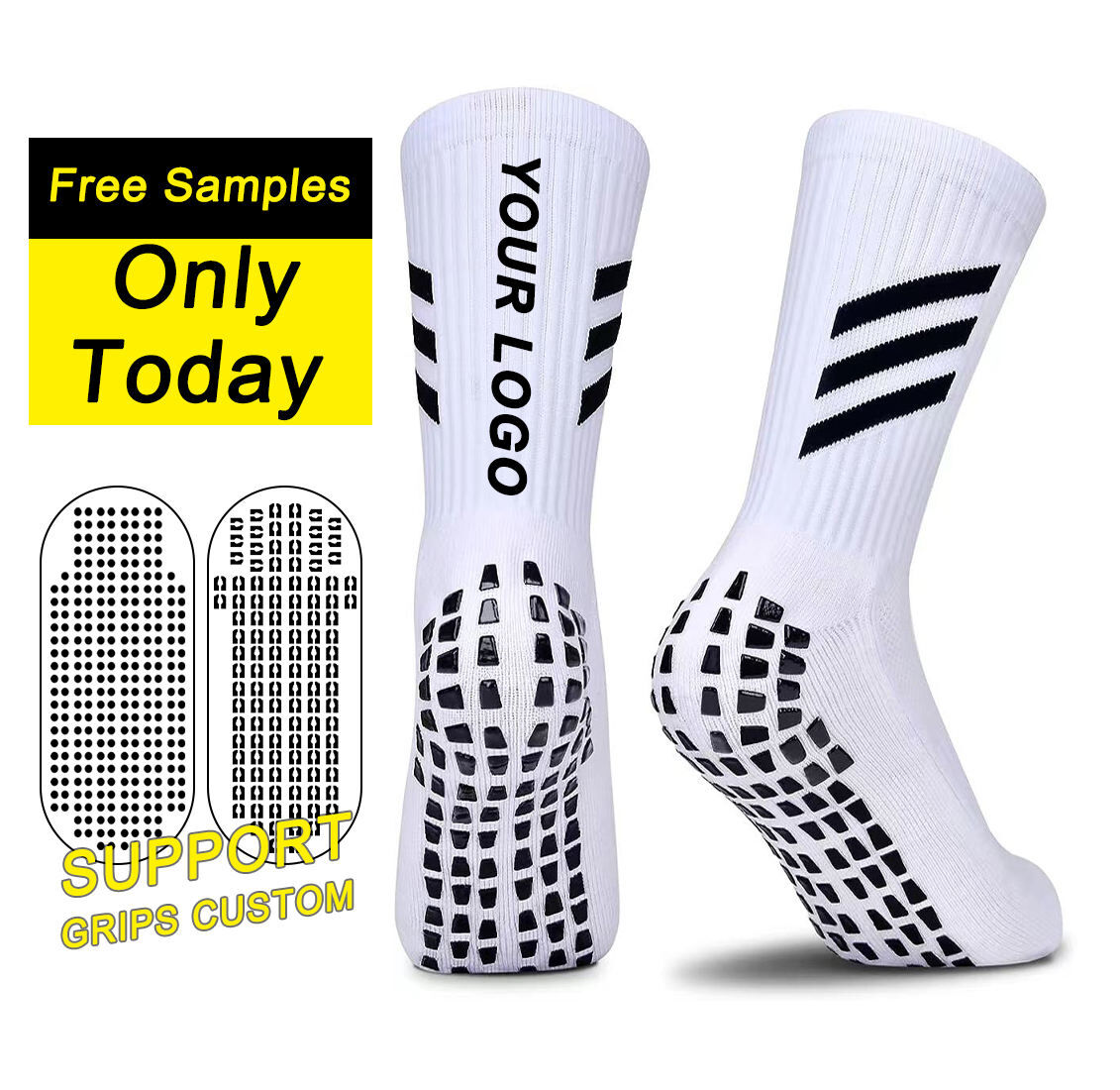 Buy Wholesale China Free Samples Grip Socks Soccer Athletic Anti Slip ...