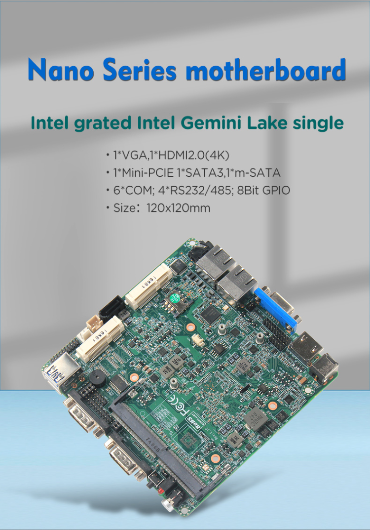 Zunsia 12x12cm Vga/hdmi2.0 Industrial J4125/n5005 Router Motherboard ...